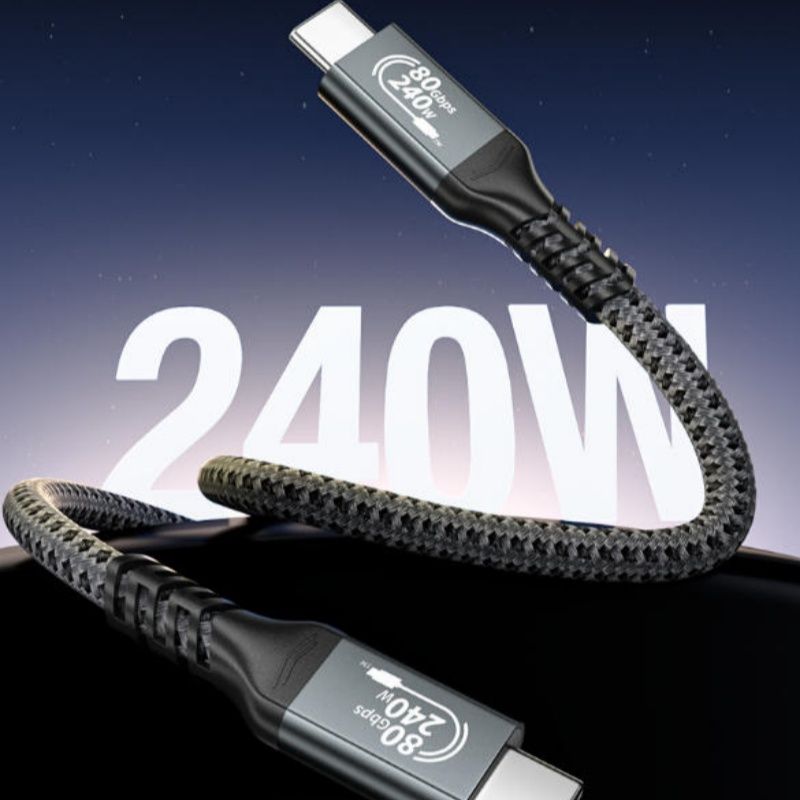 Buy Usb4 80gbps 1m Data Cable – 4k@144hz, Thunderbolt 4/3 Compatible ...