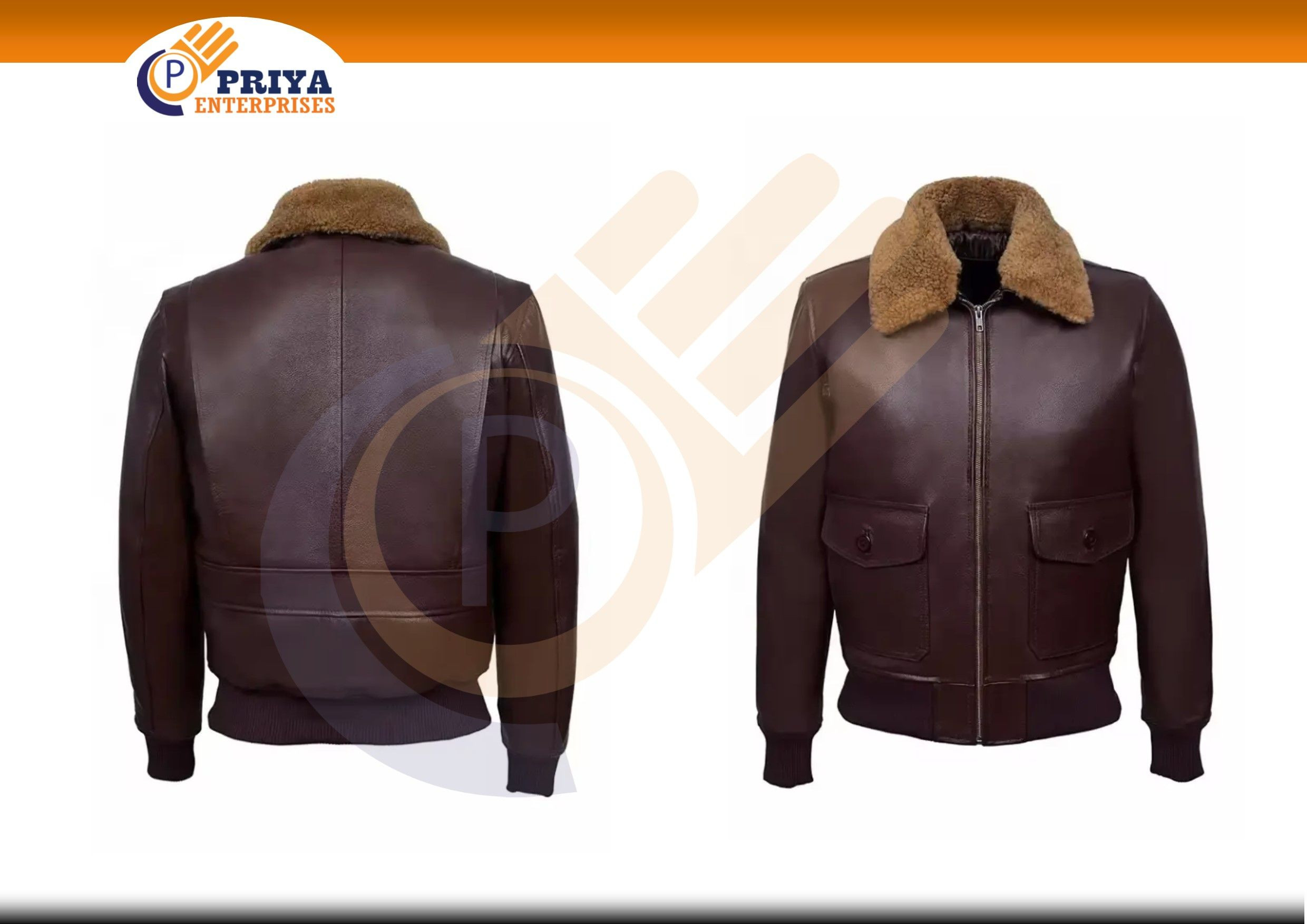 Buy Men's Winter Pilot Jacket - Plus Size Oversized Leather Aviator ...