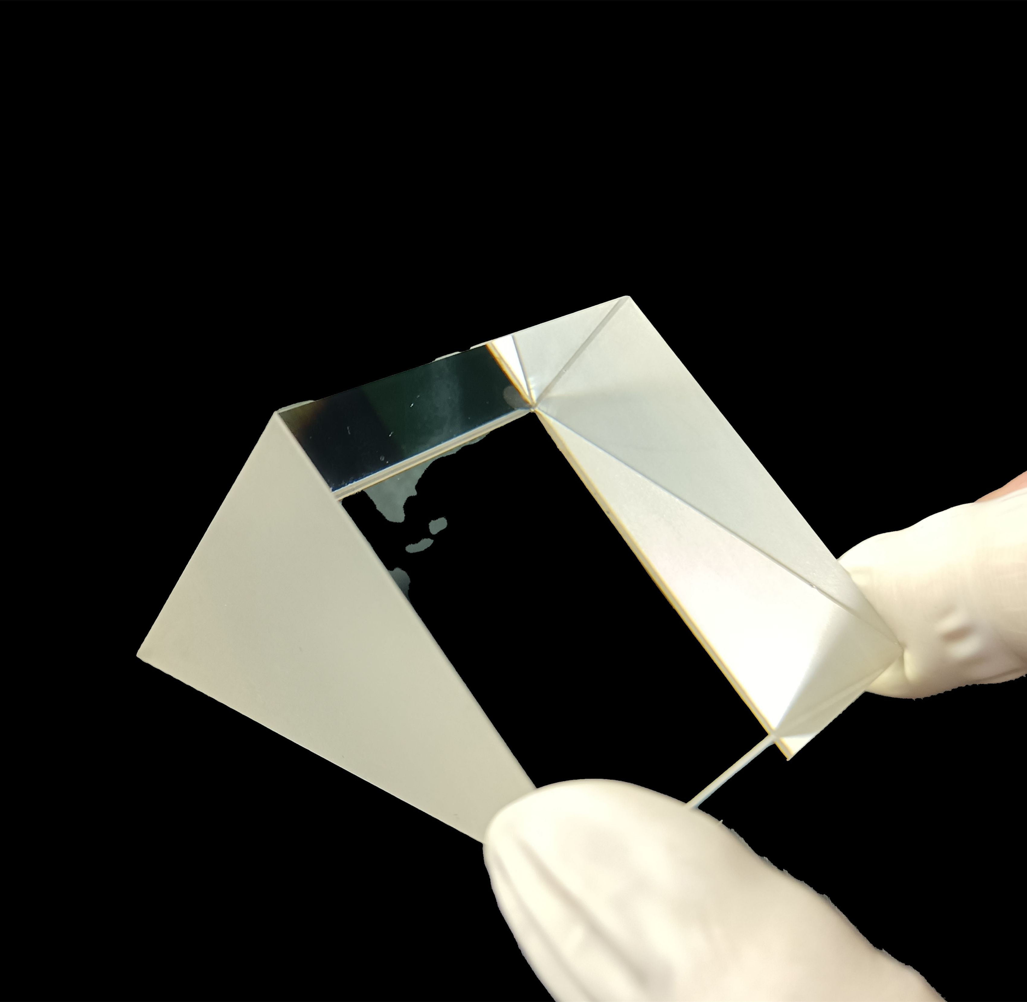 Buy Triangular Prism Right Angle Optical Glass Refraction Prism Glass ...