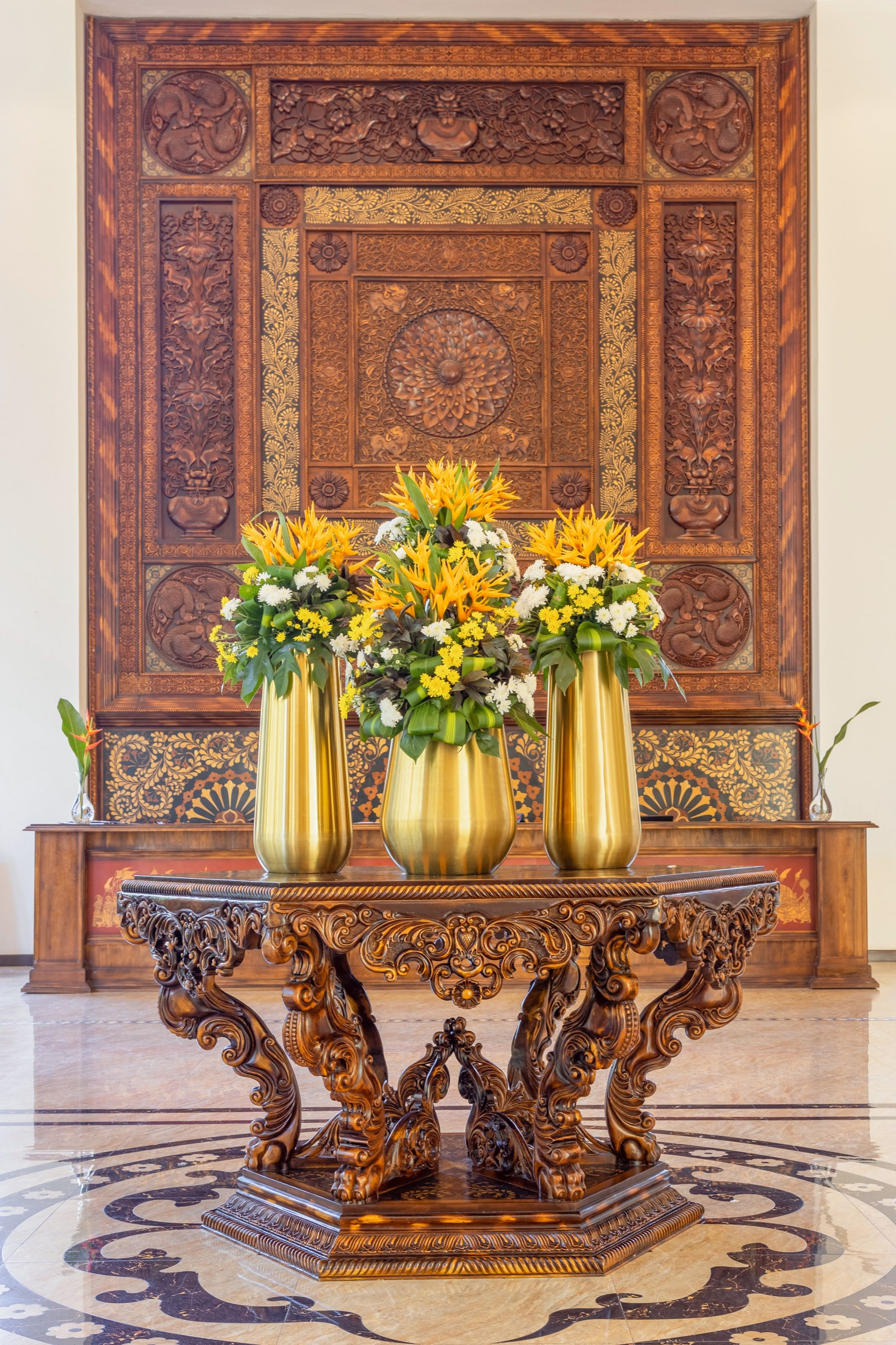 Buy Wooden Reception from Upali Creative Craft, Sri Lanka | Tradewheel.com