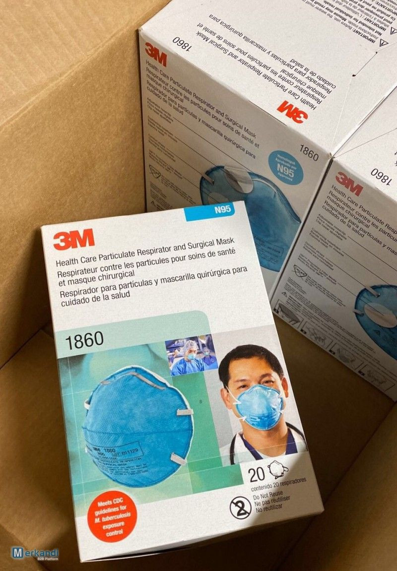 Buy 3m N95 And 3ply Surgical Medical Face Mask For Covid 19 Protection ...