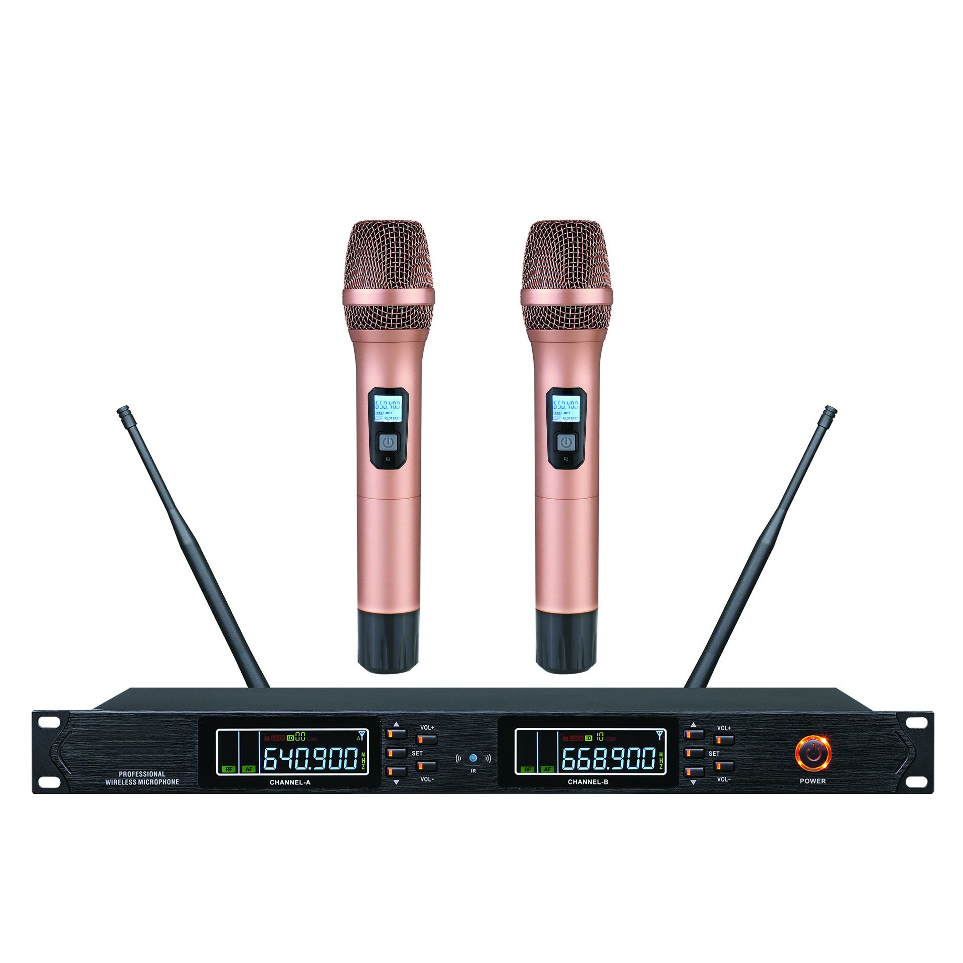 Buy Wireless Microphone With Receiver For Karaoke Meeting Small ...