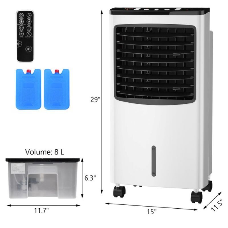 Buy 3-in-1 Portable Evaporative Air Conditioner Cooler from DA LIAN WO ...