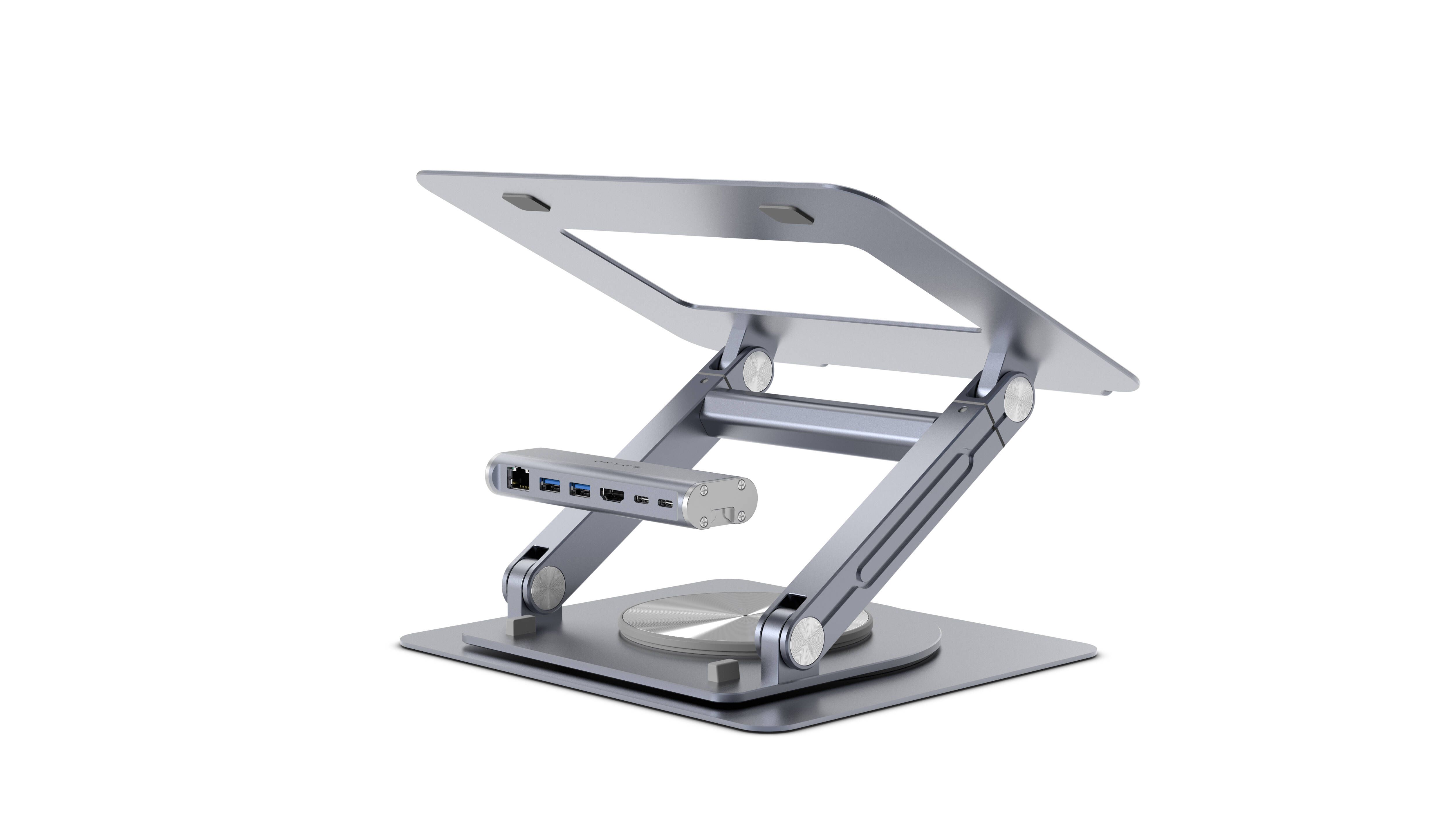 Buy Laptop Docking Station Foldable Portable Laptop Stand 6-in-1 Hub ...