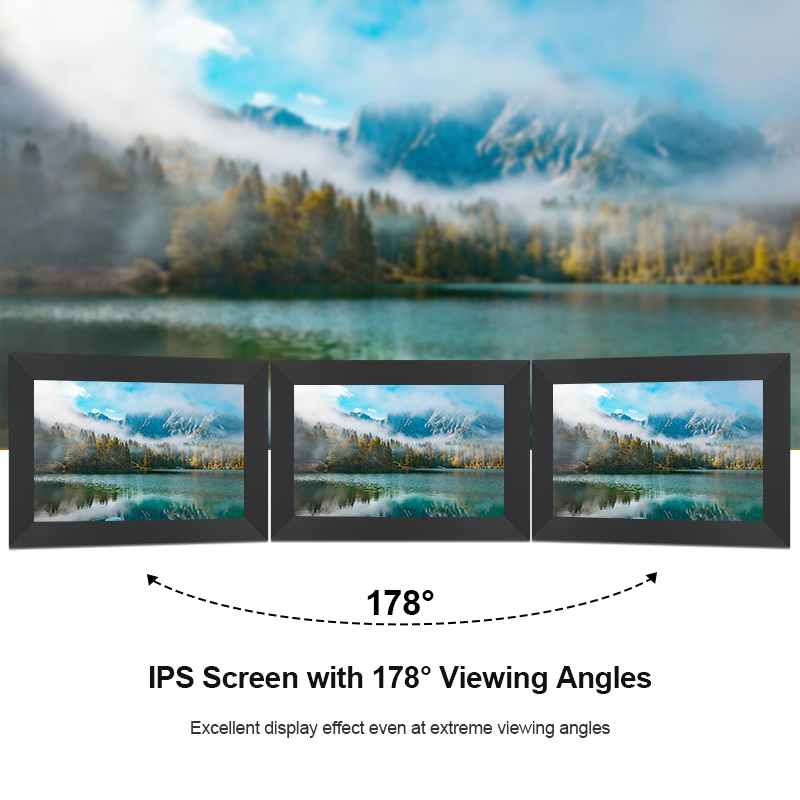 Buy High Resolution 10 Inch Wifi Smart Digital Photo Frame With Touch ...