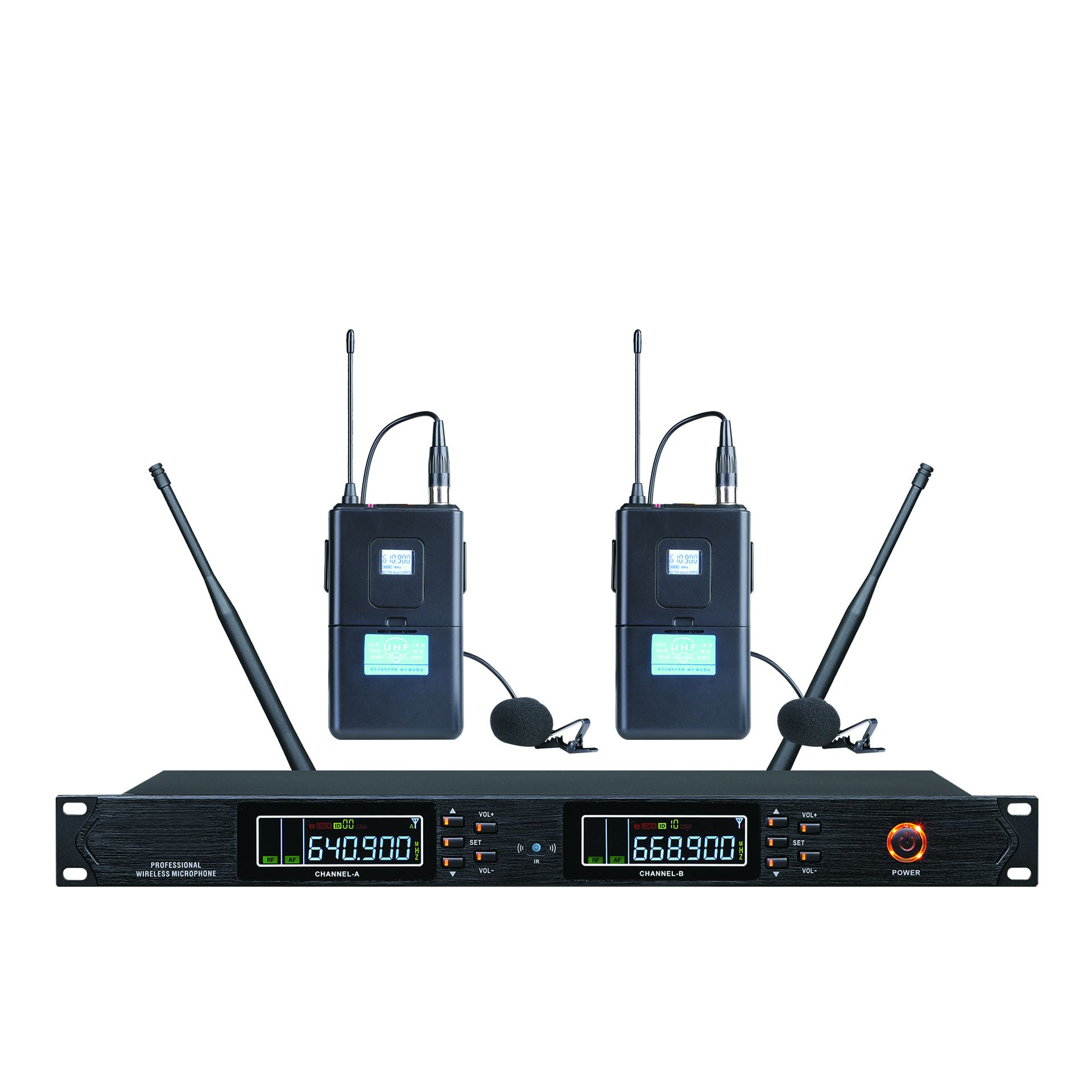 Buy Wireless Microphone With Receiver For Karaoke Meeting Small ...