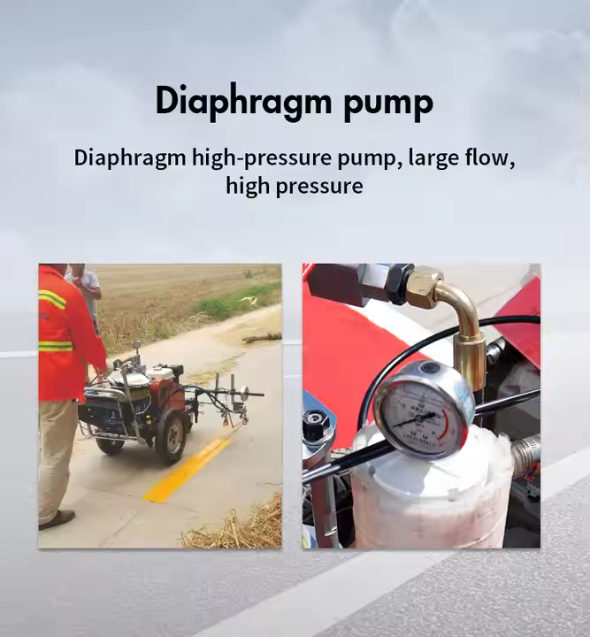 Buy Road Marking Machine Road Marking Self Propelled Cold Spray Machine ...