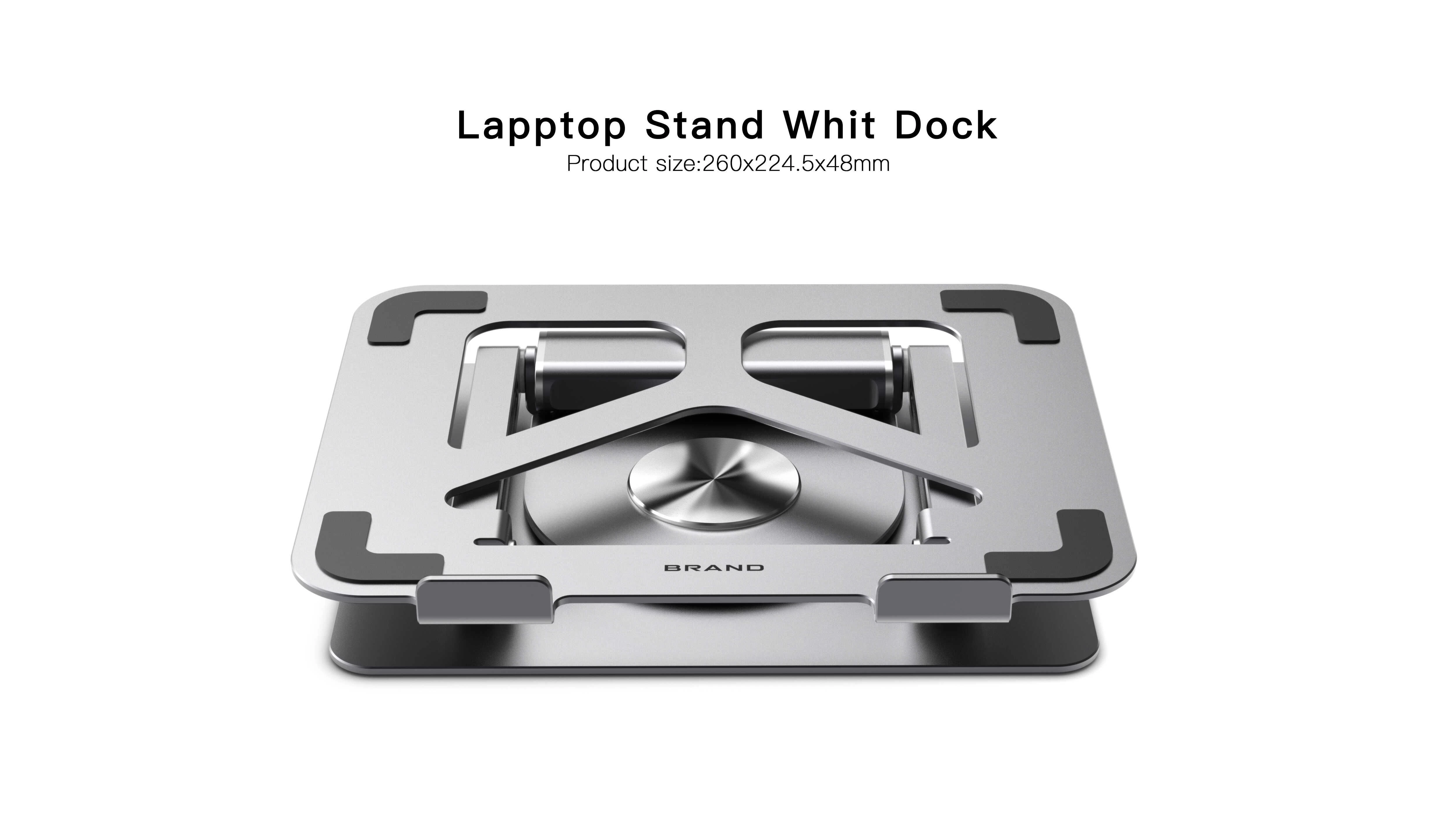 Buy Laptop Docking Station Foldable Portable Laptop Stand 6-in-1 Hub ...