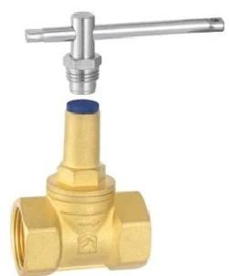 Buy Ac-c3013 Brass Lock Check Shut-off Valve from Baoding Dezhong ...