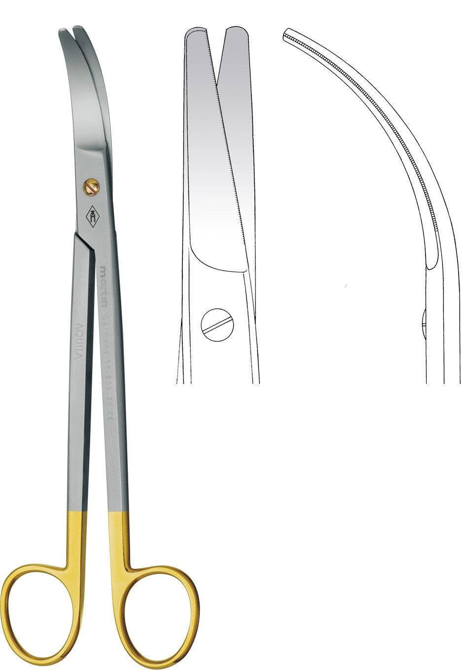 Buy The Aquila Parametrium Scissors from ARTEMA MEDICAL LLC, USA ...