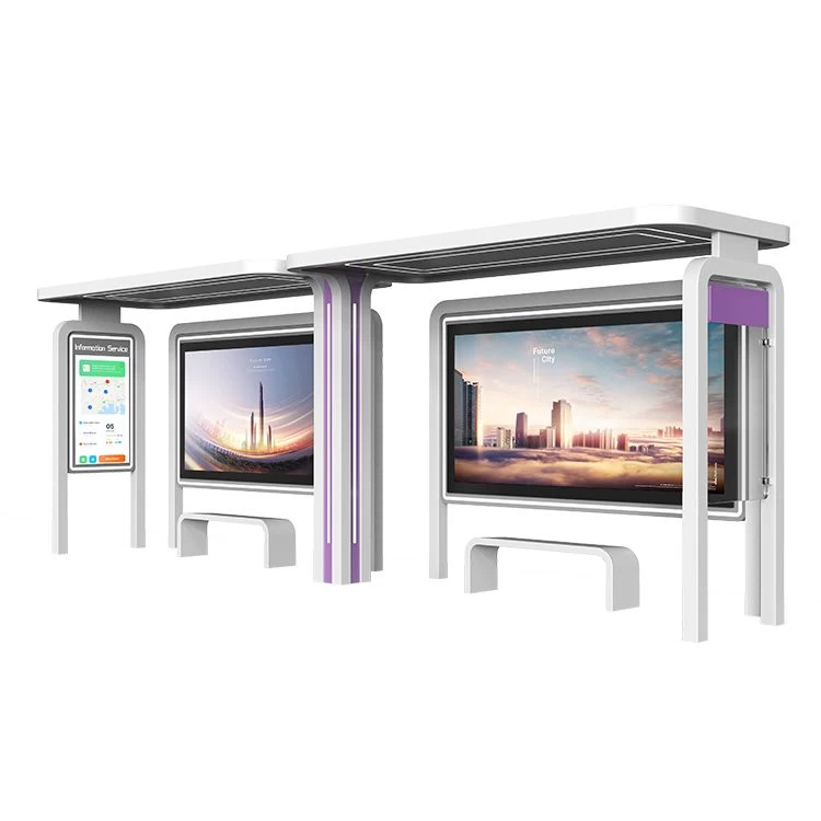 Buy Outdoor Solar Energy Bus Stop Station And Good Design Stainless ...