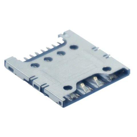 Buy 1.24h Smt Smd Type Push Pull Type Adapet Micro Sim Card Connector ...