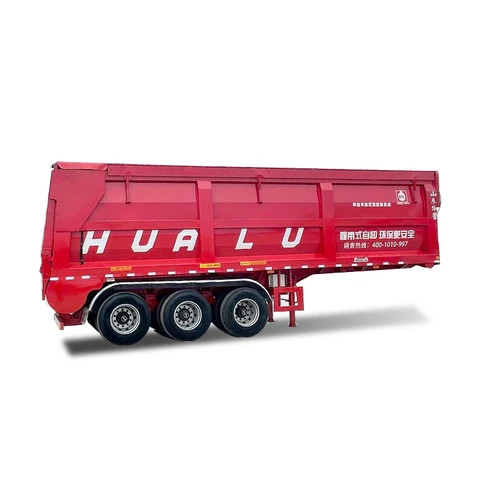 Buy 3 Axles 50 Tons Automatic Scroll Belt Trailer from Liangshan Hualu ...