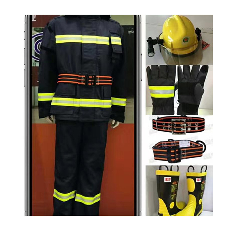 Buy 4 Layers Aramid Navy Blue Firefighting Protectivefire Fighting ...