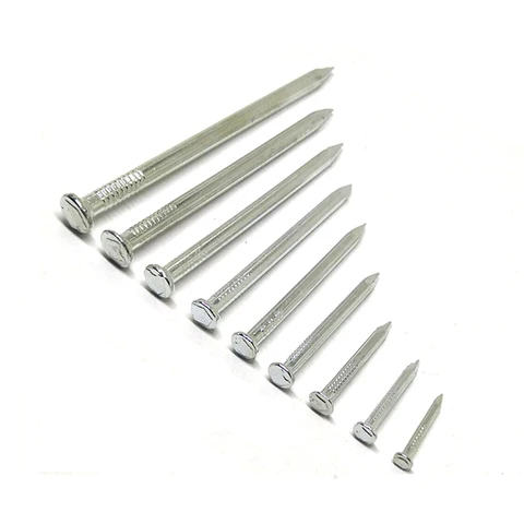 Buy 45# Carbon Steel Nail Electroplate Galvanized Spiral Shank Concrete ...