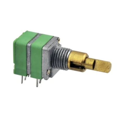 Buy 9mm Dual Concentric Shaft Rotary Potentiometer With Push Switch ...