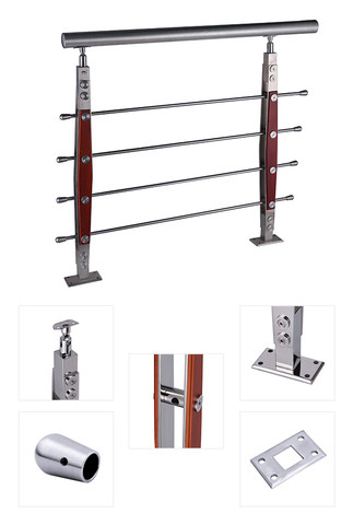 Buy Ablinox Factory Wooden Balustrade Railings Hand Rail Stainless ...