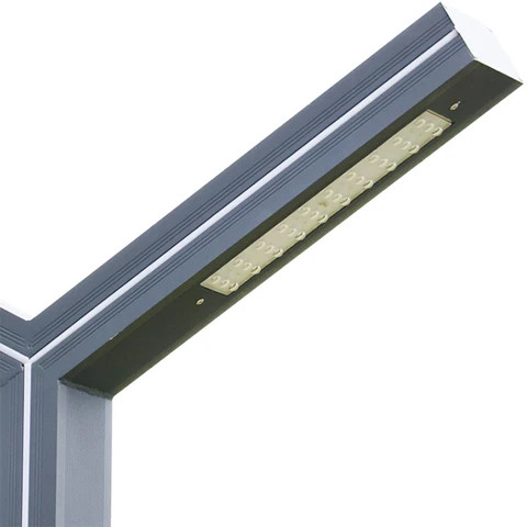 Buy Antique European Style Double Arm Polygon Yard Pole 30w 60w 90w Led ...