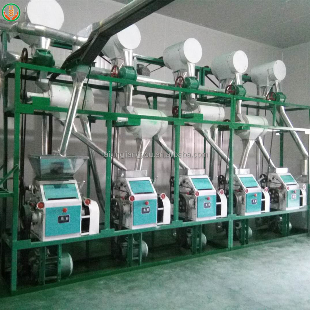 Buy Automatic Small Sorghum Millet Flour Mill Plant Milling Machine ...