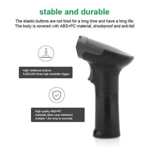 Buy Barcode Reader Portable Manual Scanners 1d 2d Wired Handheld Usb ...