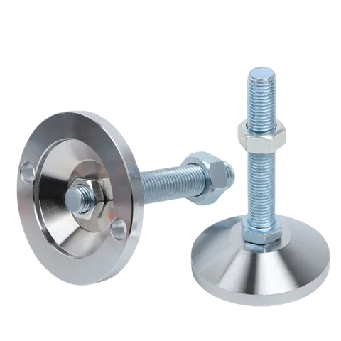 Buy Carbon Steel Metal Foot Cup Anchor Screw Chrome Plated Machine Foot ...