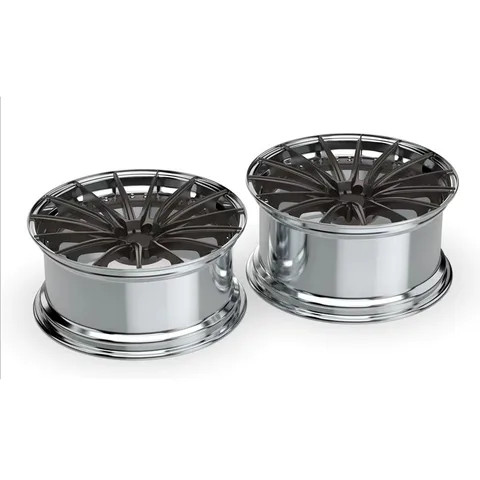 Buy Custom 24 Inch 5x114.3 Concave Alloy Forged Chrome Wheel Rims For ...