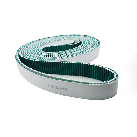 Buy Custom Pu 8m-7752-nft Green Coating Color Machine Timing Belts from ...