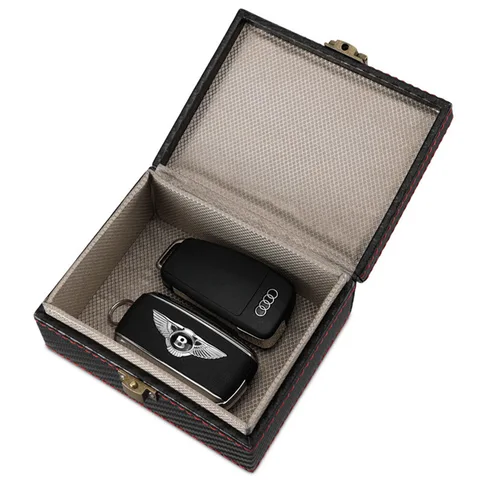 Buy Factory Car Keyless Faraday Cage With Black Pu Leather Shell Anti ...