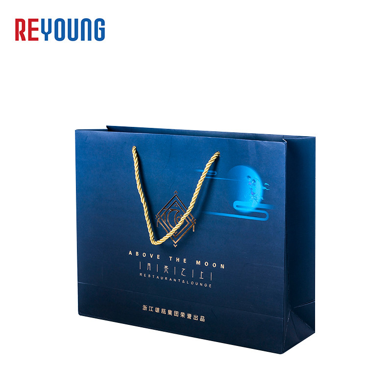Buy High End Custom Printed Retail Luxe Gift Shopping Paper Bags from ...