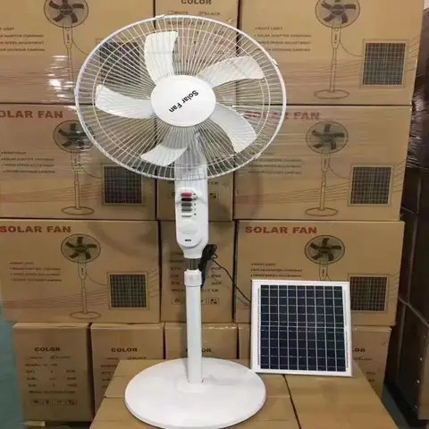 Buy In Stock Rechargeable Solar Powered Stand Fan With Remote Control ...