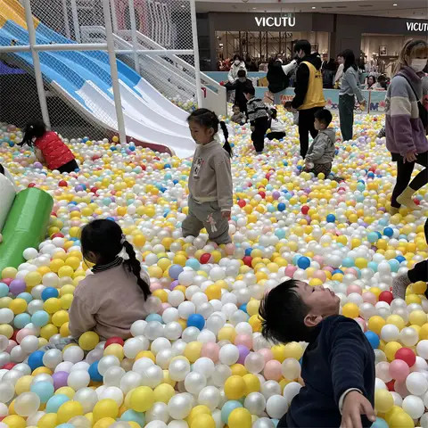 Buy Indoor Spiral Slide Ball Pit Commercial Playground Equipment ...