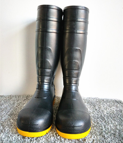 Buy Industrial Working Pvc Safety Boots Steel Toe Protection Safety ...