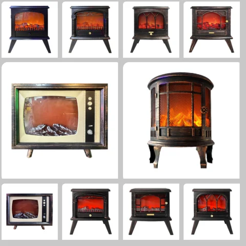 Buy Lantern Fireplace Artificial Decor Flameless Portable Furnace Log ...