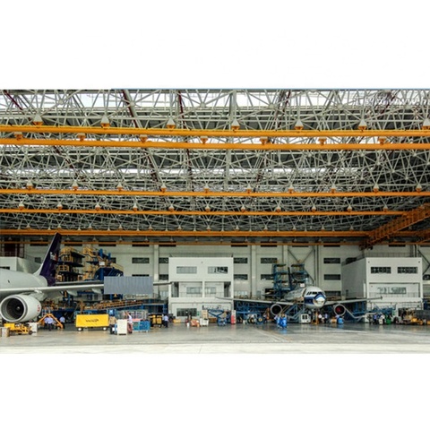 Buy Large Span Steel Structure Aircraft Hangar Arch Truss Roof from ...