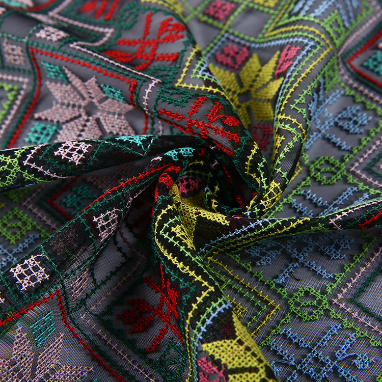 Buy Latest Design Garment Handwork Embroidery Designs With Net Fabric ...