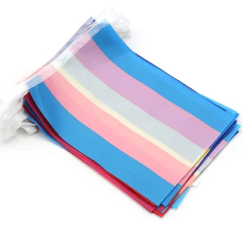 Buy Lgbt Gay Pride Banner Rainbow String Bunting Flags For Festival ...