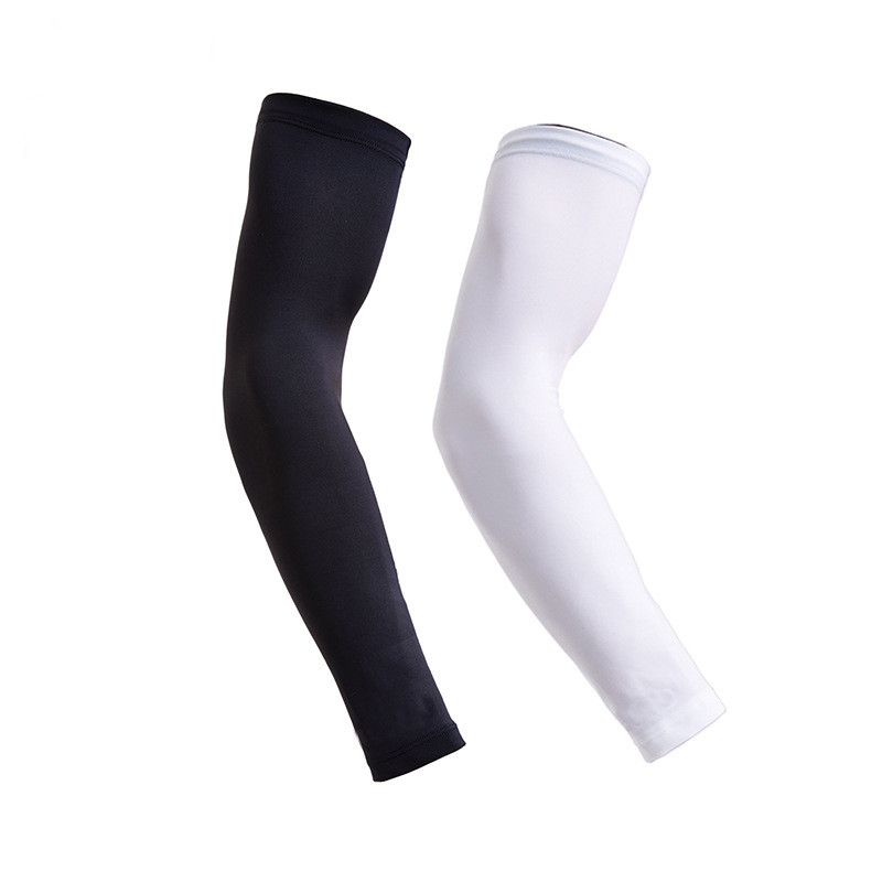 Buy Logo Custom Compression Arm Sleeve Sports Black Arm Sleeves Cycling ...