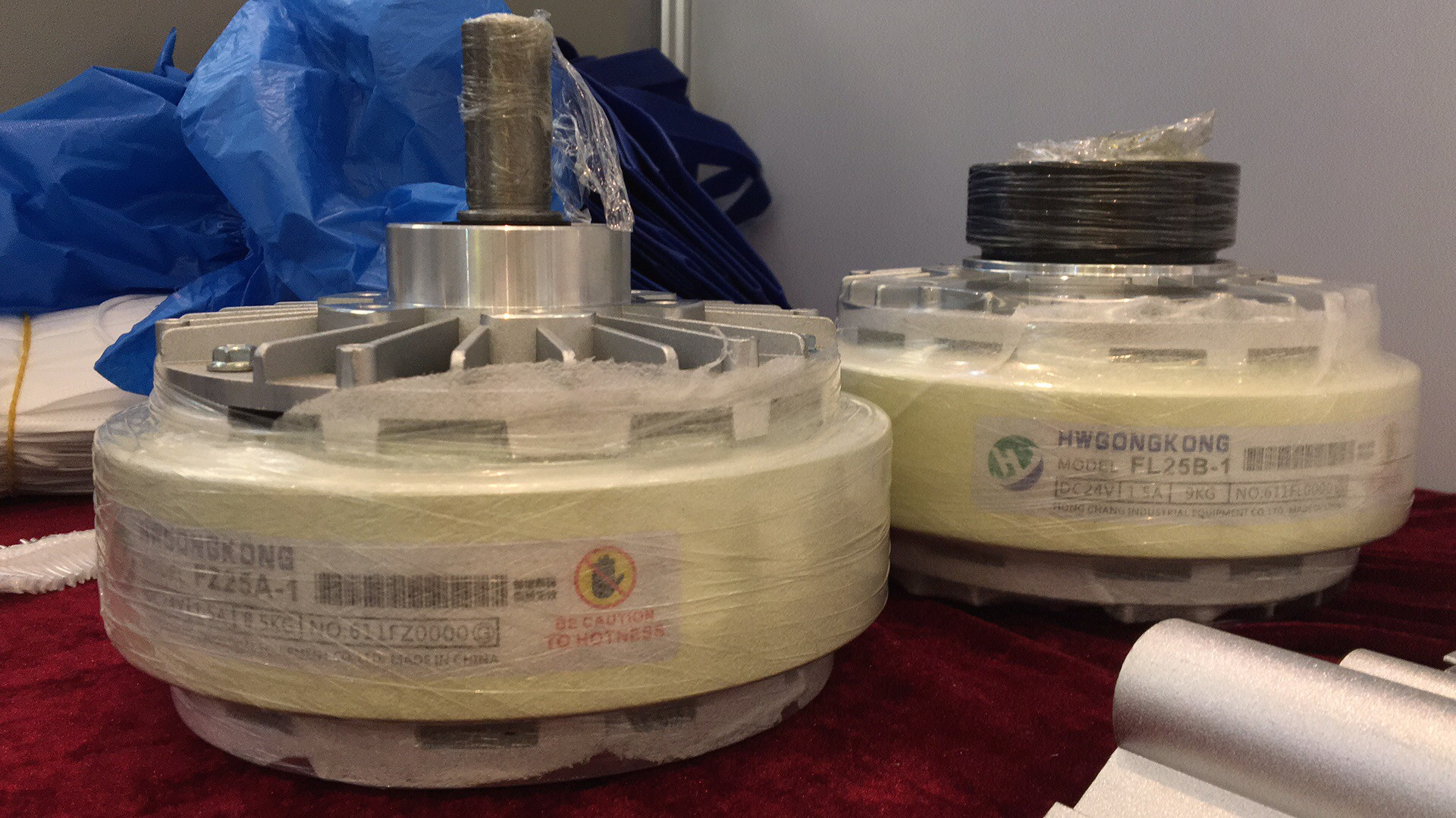 Buy Magnetic Powder Clutch For Printing Machines Double Shaft Type from ...