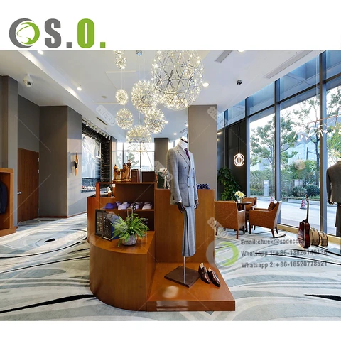 Buy Menswear Shop Interior Design Customized High Quality Men Clothing ...