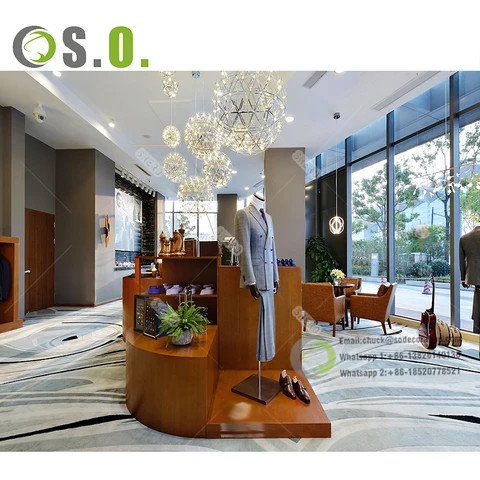 Buy Menswear Shop Interior Design Customized High Quality Men Clothing ...