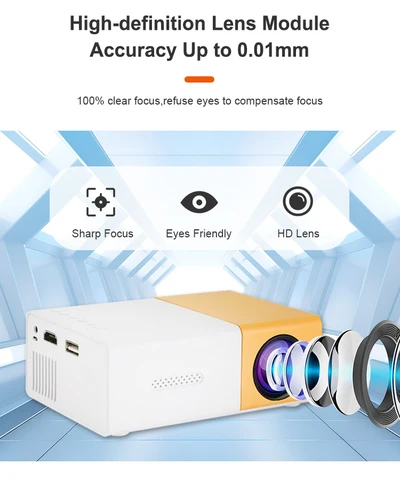 Buy Mini 4k 8k Smart Dlp Projector 300ansi Auto Focus Short Throw And ...