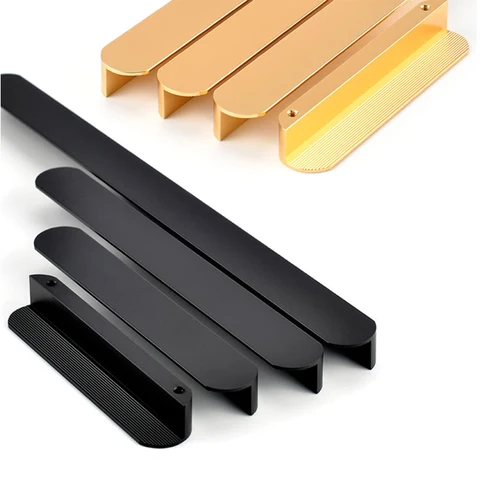 Buy Modern Simple Furniture Cabinet Door Drawer Handle Wardrobe Handle ...
