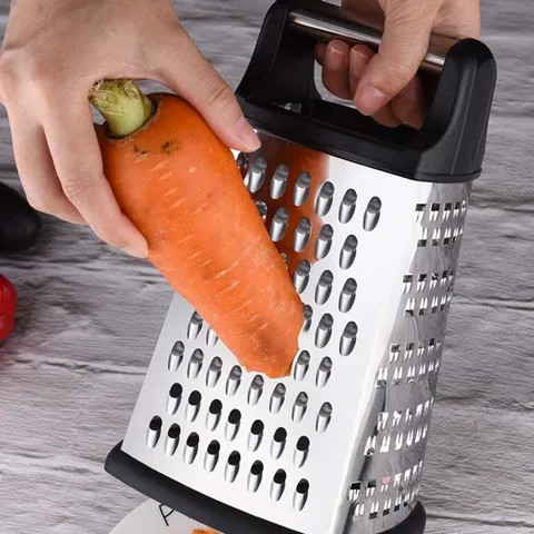 Buy Multi-functional Stainless Steel 4 Sided Food Vegetable Grater ...