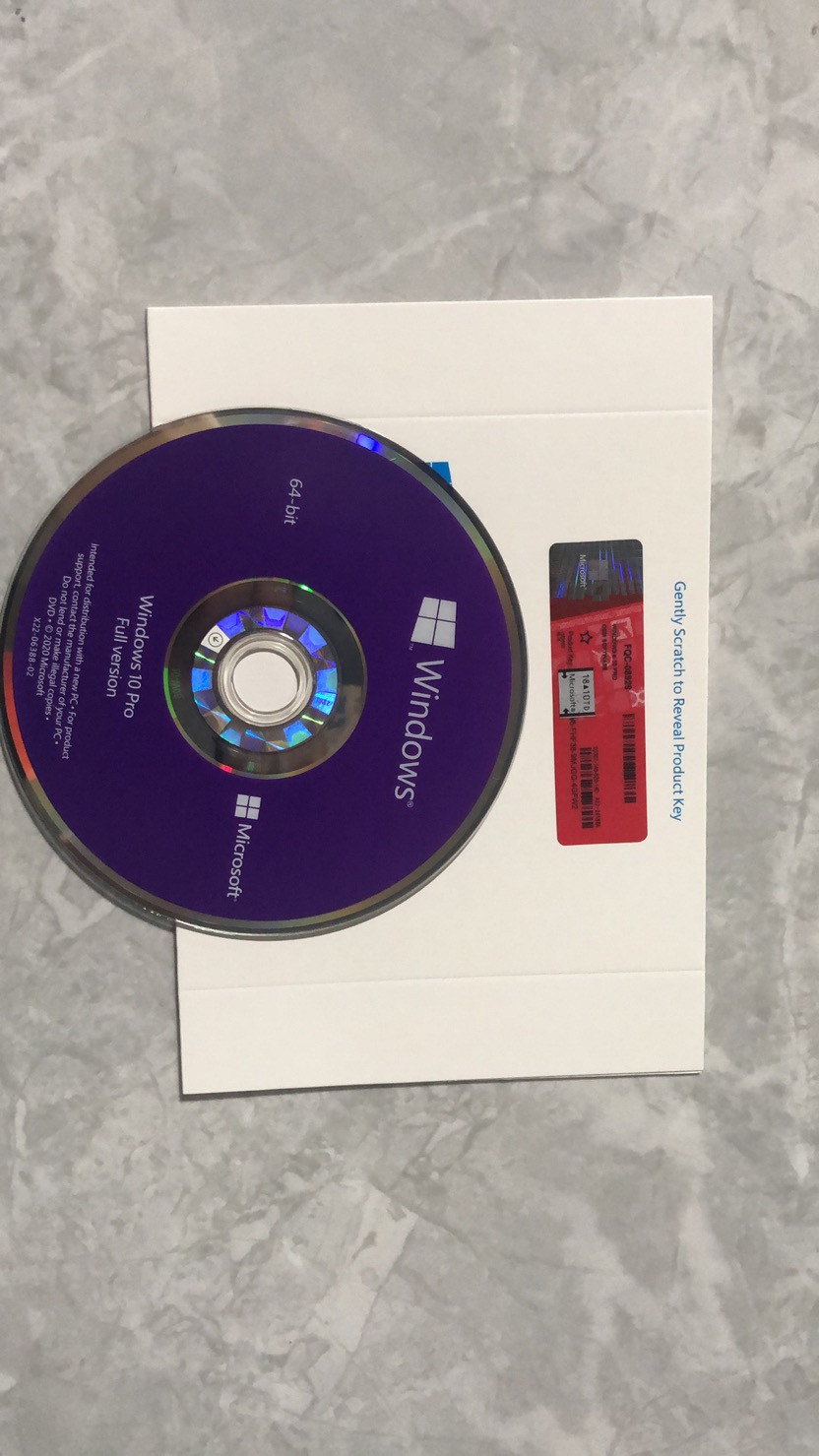 Buy New Version Microsoft Windows 10 Professional Red Sticker Windows ...