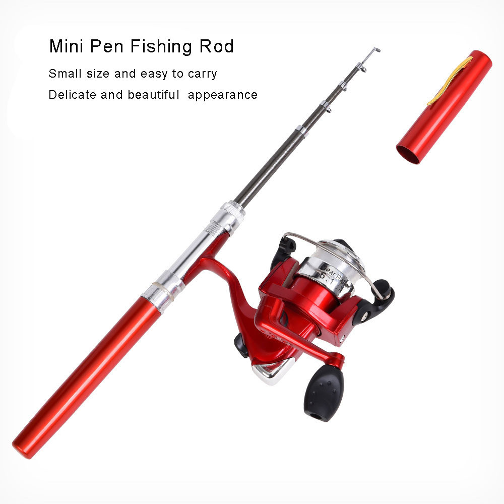 Buy Pen Fishing Rod Mini Ultralight Inline Fishing Rods Pen Fishing ...