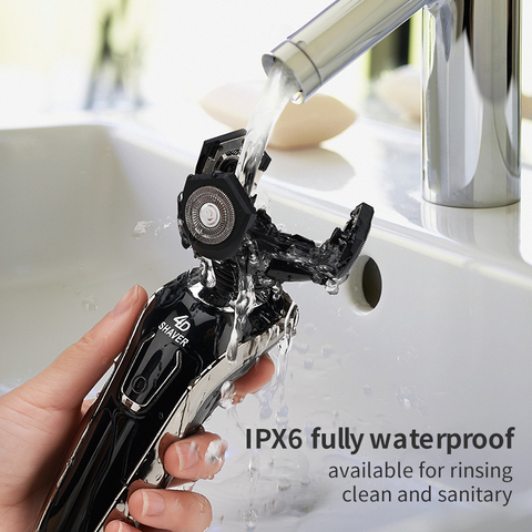 Buy Rechargeable Triple Blade Washable Electric Shaver Razor Shaving ...