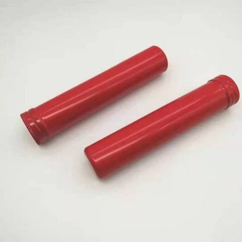 Buy Red Color Din 26*130mm Aluminum Cigar Tube Package Tubes With Screw ...