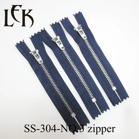 Buy Ss 304 Close End Zip Pulls Jeans Nylon Sustainable Zippers Sliver ...