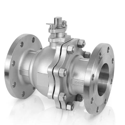 Buy Stainless Steel Cf8 Cf3 Cf8m Cf3m Manual Flange Ball Valve Q41f-64c Ball Valve from Shandong ...