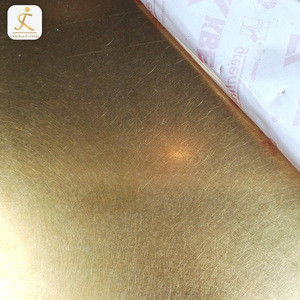 Buy Stainless Steel Sheet Brushed Gold Champagne Colored 304 Inox Plate ...